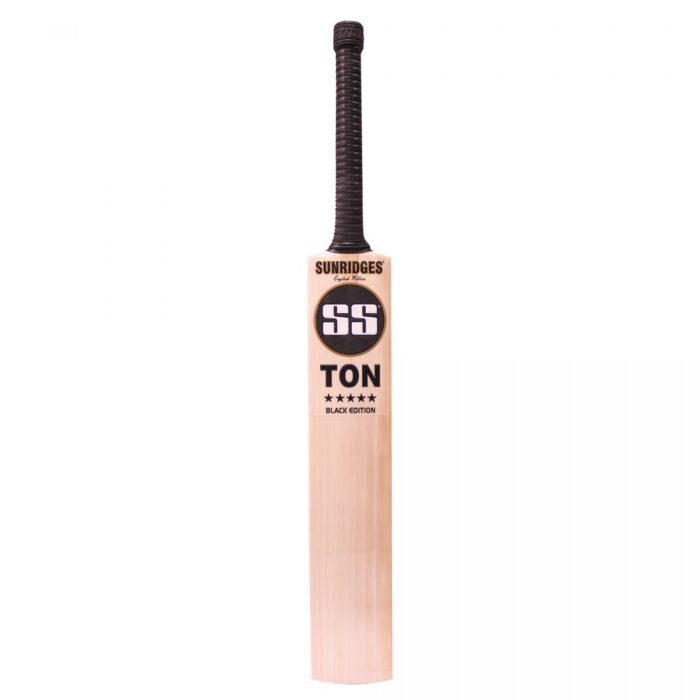 SS TON Retro BLACK edition English Willow Cricket Bat - AMAFHHA Sports