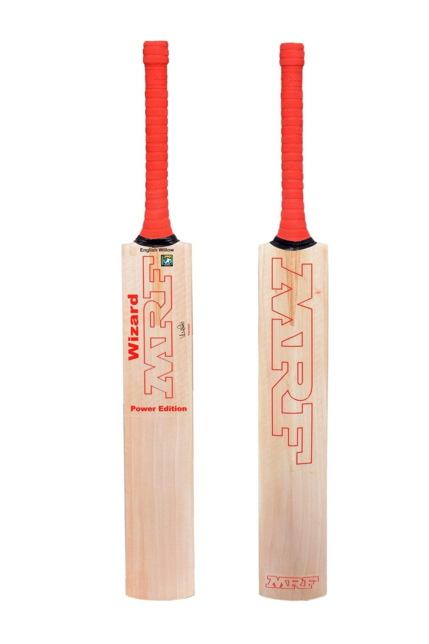 MRF Wizard Power Edition English Willow Cricket Bat - AMAFHHA Sports
